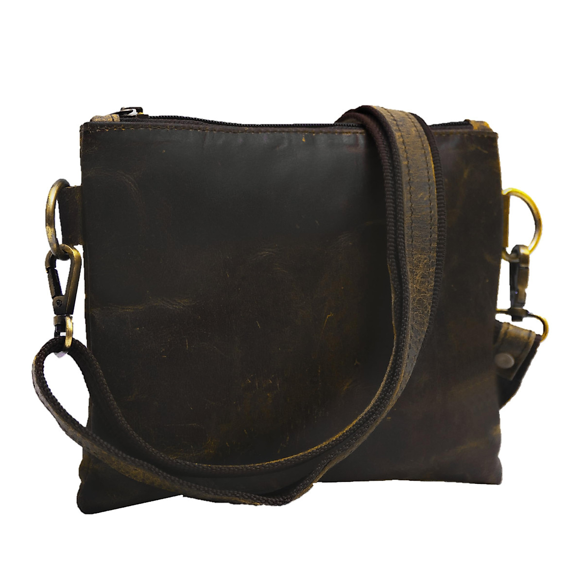 Satchel And Fable Leather Small Crossbody Bag for Women Designer Cell Phone Bag Wallet Purses Adjustable Strap Handbag for Ladies