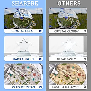 Epoxy Resin, Upgrade Formula 32OZ 2X UV Resistant Resin, Epoxy Casting and Coating Resin Kit with Sticks, Self Leveling Easy Mix for Art, Crafts, Jewelry Making, River Tables of Art Resin