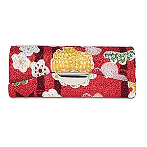 Set of 12 ~ Cute Japanese Flower Style Lipstick Case Holder w a Little Mirror