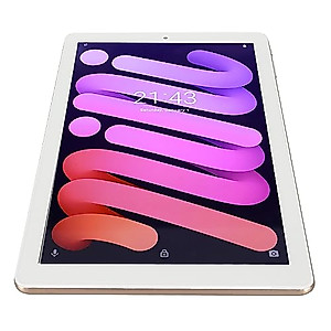 Airshi Tablet, 10-inch IPS Screen 10-inch Tablet Support Call Gold Octa Core Processor for Entertainment (US Plug)