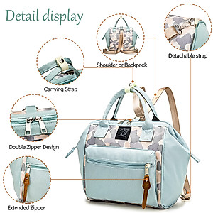 Aerobunny Small Diaper Bag Tote for Mom Dad - Mini Diaper Bag Backpack Mommy Bag Include Insulated Pocket
