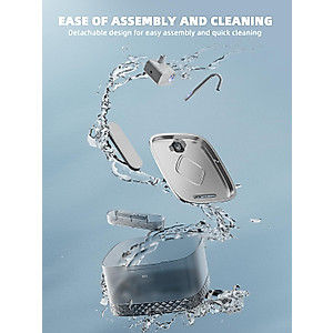 Cat Water Fountain: 75oz/2.2L Automatic Pet Water Dispenser for Cats, 304 Stainless Steel Faucet & Lid Cat Water Bowl Dispenser, Super Silent Pet Water Fountain for Cats Inside, Pump with LED Light