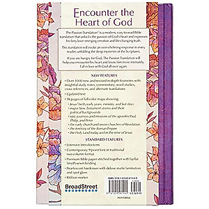 The Passion Translation New Testament (2020 Edition) HC Peony: With Psalms, Proverbs, and Song of Songs (Hardcover) – A Perfect Gift for Confirmation, Holidays, and More