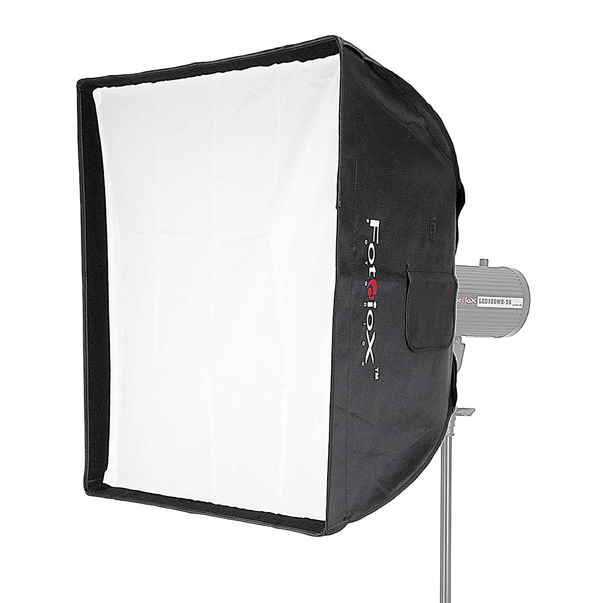 Fotodiox Pro Softbox, 24"x24" (24x24 in) with Speedring, for Balcar, White Lightning, Lighting, X800, X1600, X3200 Strobe Flash Light, Soft box, Speed Ring