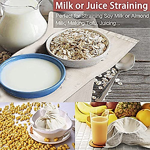 Olicity Cheese Cloths, Grade 100, 20x20Inch Hemmed Cheesecloth for Straining Reusable, 100% Unbleached Precut Cheese Cloth Strainer Muslin Cloth for Cooking, Baking, Juicing, Cheese Making - 6 PCS