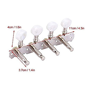Mandolin Tuning Pegs, 4L4R Machine Heads String Tuning Pegs for 8 Strings Mandolin Instruments Accessory Other string instrument accessories