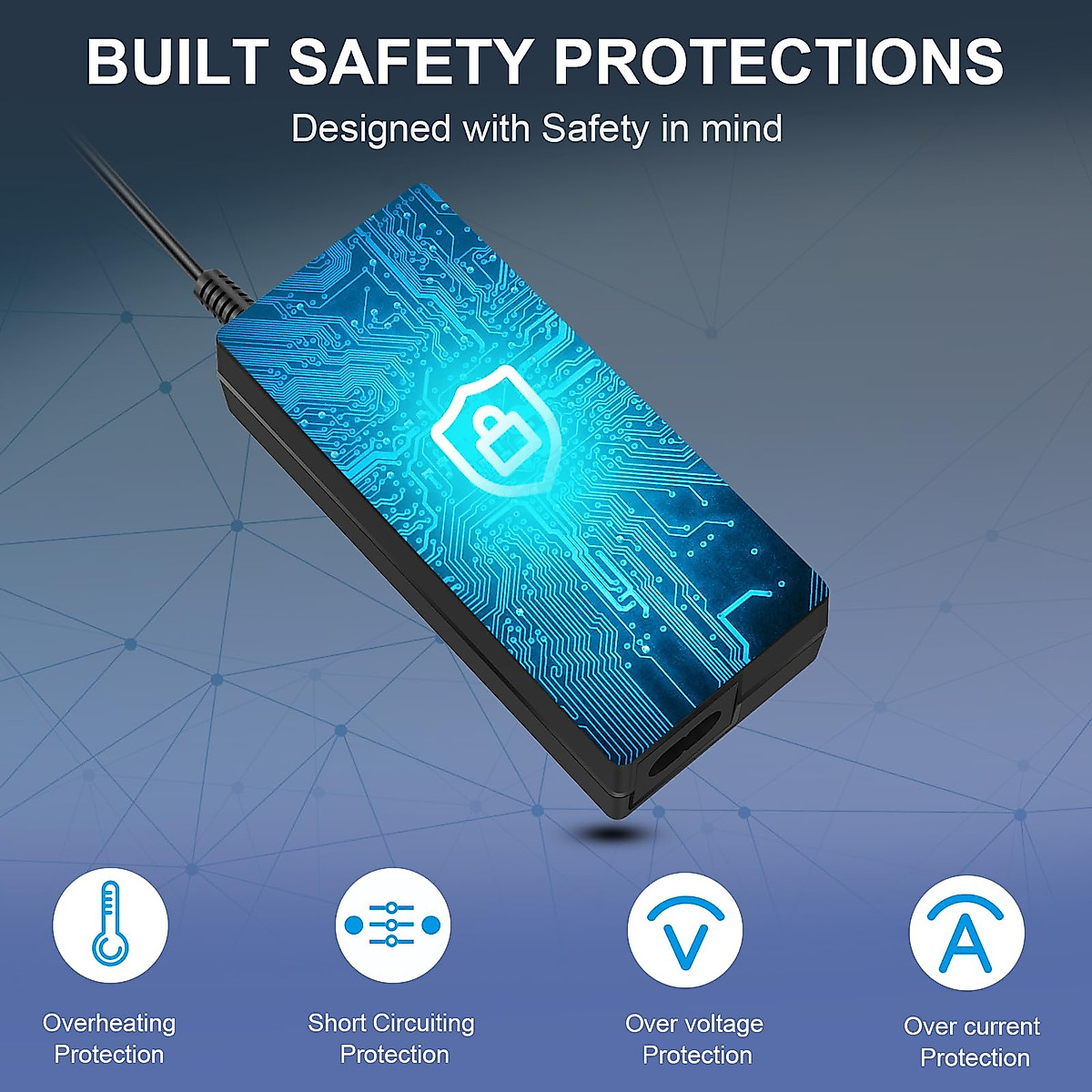 14V 3A Power Adapter Charger for Samsung Monitor S22A300B s22c300h, SyncMaster 15" 17" 18" 19" 20" 22" 23" 24" 27" Screen TV Power Cord