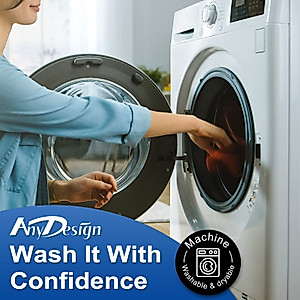 AnyDesign 4 Pack Merry Christmas Kitchen Towel 18 x 28 Inch Blue Black Buffalo Plaids Dish Towel Snowman Truck Xmas Tree Tea Towel Rustic Hand Drying Towel for Cooking Baking