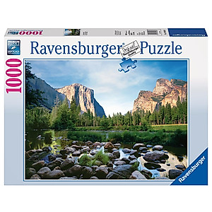 Ravensburger Yosemite Valley - 1000 Piece Jigsaw Puzzle for Adults | Unique Piece Design | Softclick Technology | Ideal Gift for Puzzle Enthusiasts | Pack of 1