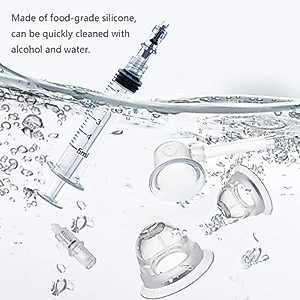 Gipizi Inverted Nipple Puller 2 PC Nipple Aspirator Corrector Women Nipple Suckers for Flat Nipples