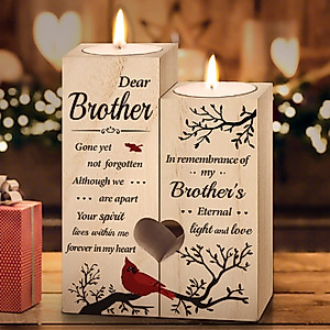Memorial Gifts - Memorial Candle Gifts for Loss of Brother - Sympathy Gifts for Loss of Brother, Bereavement Gifts for Loss of Brother