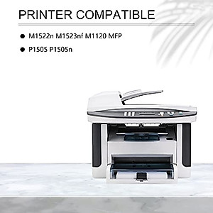 36A Black Toner Cartridge CB436A - Eaxiu 2Pack Compatible Replacement for HP 36A | CB436A M1522n MFP M1523nf MFP M1120 MFP P1505 P1505n Printer Ink, 36A CB436A Toner