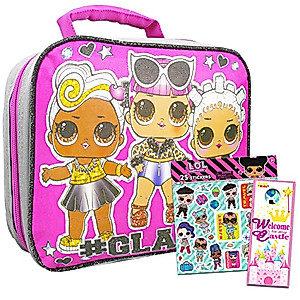 LOL Surprise Lunch Box for Girls Set - LOL Surprise Lunch Bag, Stickers, More | LOL Surprise School Supplies