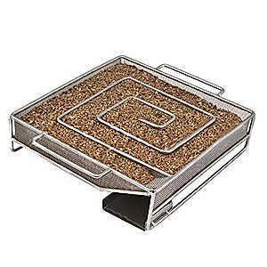 Kayheng Stainless Steel Smoke Generator Barbecue Grill Cold Smoking Wood Chip Smoker Bacon Salmon Meat Burn Cooking Tools