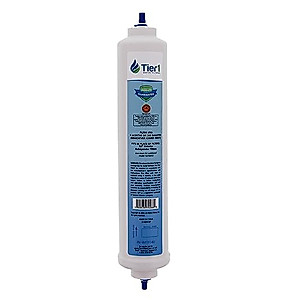 Tier1 Replacement for GXRTDR Under Sink water filter for GE SmartWater Twist and Lock In-Line Water Filter
