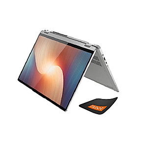 Lenovo IdeaPad Flex 5 2-in-1 Laptop, AMD Ryzen 7 5700U, 16" (1920 x 1200) 16:10 IPS Touchscreen, Digital Pen, Fingerprint, FHD Webcam, Windows 11, w/Mouse Pad (16GB RAM | 1TB PCIe SSD)