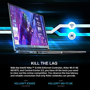 Acer Predator Triton 500 SE Gaming/Creator Laptop | 12th Gen Intel i9-12900H | GeForce RTX 3080 Ti | 16" WQXGA 240Hz G-SYNC Display | 32GB LPDDR5 | 1TB Gen 4x4 SSD | Killer Wi-Fi 6E | PT516-52s-99EL