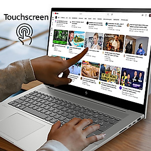 HP Envy 17.3'' FHD Touchscreen Business Laptop, Intel Core i7-13700H, 64GB RAM, 4TB PCIe SSD, Intel Iris Xe Graphics, Backlit Keyboard, 5MP IR Webcam, Silver, Win 11 Pro, 32GB Hotface USB Card