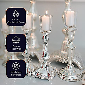 Only Kosher Candy L’HAVA Neronim 4 Hour Candles Long Burning Time Votive Shabbat Candle, Traditional Shabbos Candles, 72 Pack