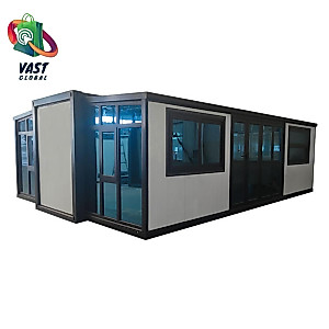 Luxury Tiny Prefabricated House with Bathroom and Kitchen, Waterproof Mobile House, A Versatile and Convenient House (40FT)