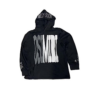 Sunwittafy Y2k Hoodie Men Women Letter Print Zip Up Hoodie Teens Grunge Pullover Sweatshirt Harajuku Star Jacket Streetwear
