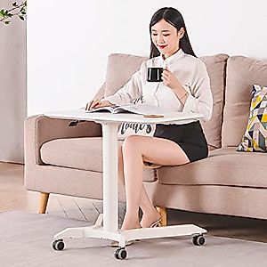 Lectern Podium Stand,Lectern Podium Stand,Standing Desk Laptop Stand Cart Mobile Height-Adjustable Sit to Stand Office Desk Podium Standing Table, Panel 71.5x50cm/C/Height 68/108cm