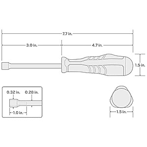 TEKTON 5 mm High-Torque Nut Driver | 26882