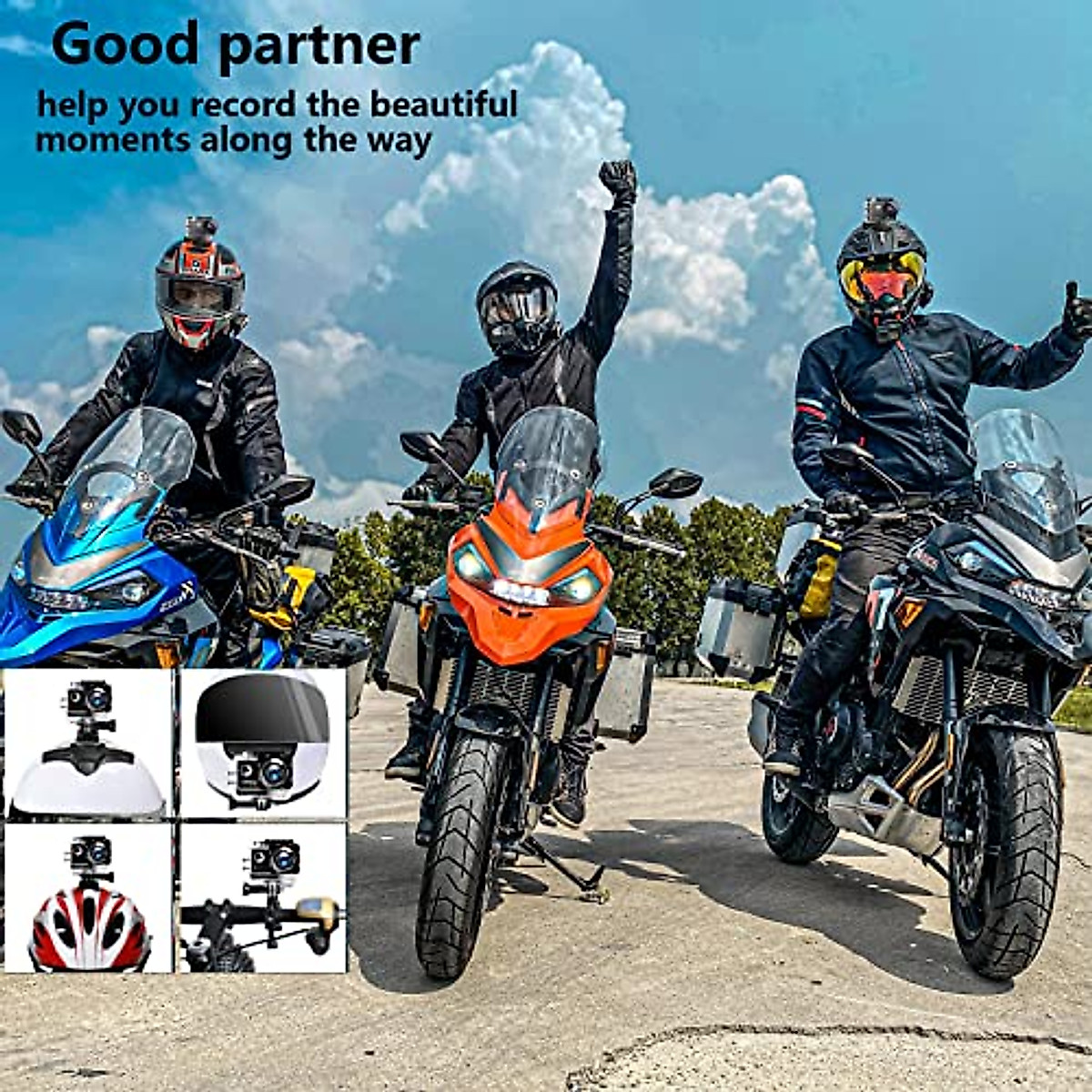 Action Camera 4K/20M /WiFi/ 4*Zoom/2.4 G Remote Control 2 * 1350mAh Battery Waterproof Camera Underwater 131FT/170 Degree Wide Angle Sports Camera and Multifunctional Accessories Package Action Camera