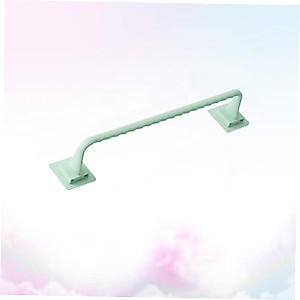 DOITOOL Punch Towel Rack 2pcs Towel Storage Rack Towel Rack Bathroom Accessories Towel Kitchen Supplies Light Green Punch Rack Towel Holder Bath Towel Rod Bedroom Towel Holder