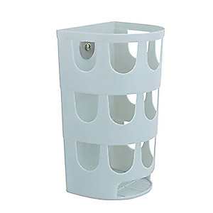 POPETPOP Hanging Rabbit Hay Rack Feeder - Plastic Fixable Small Pet Food Container, Less Wasted Rabbit Caged Hay Rack Manger for Hamster/Guinea Pig/Chinchilla/Small Animals/Bird