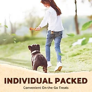 Afreschi Turkey Tendon Dog Treats for Signature Series, All Natural Human Grade Puppy Chew, Turkey Sourced from USA, Hypoallergenic, Easy to Digest, Rawhide Alternative, 40 Units/Box Bone (Small)
