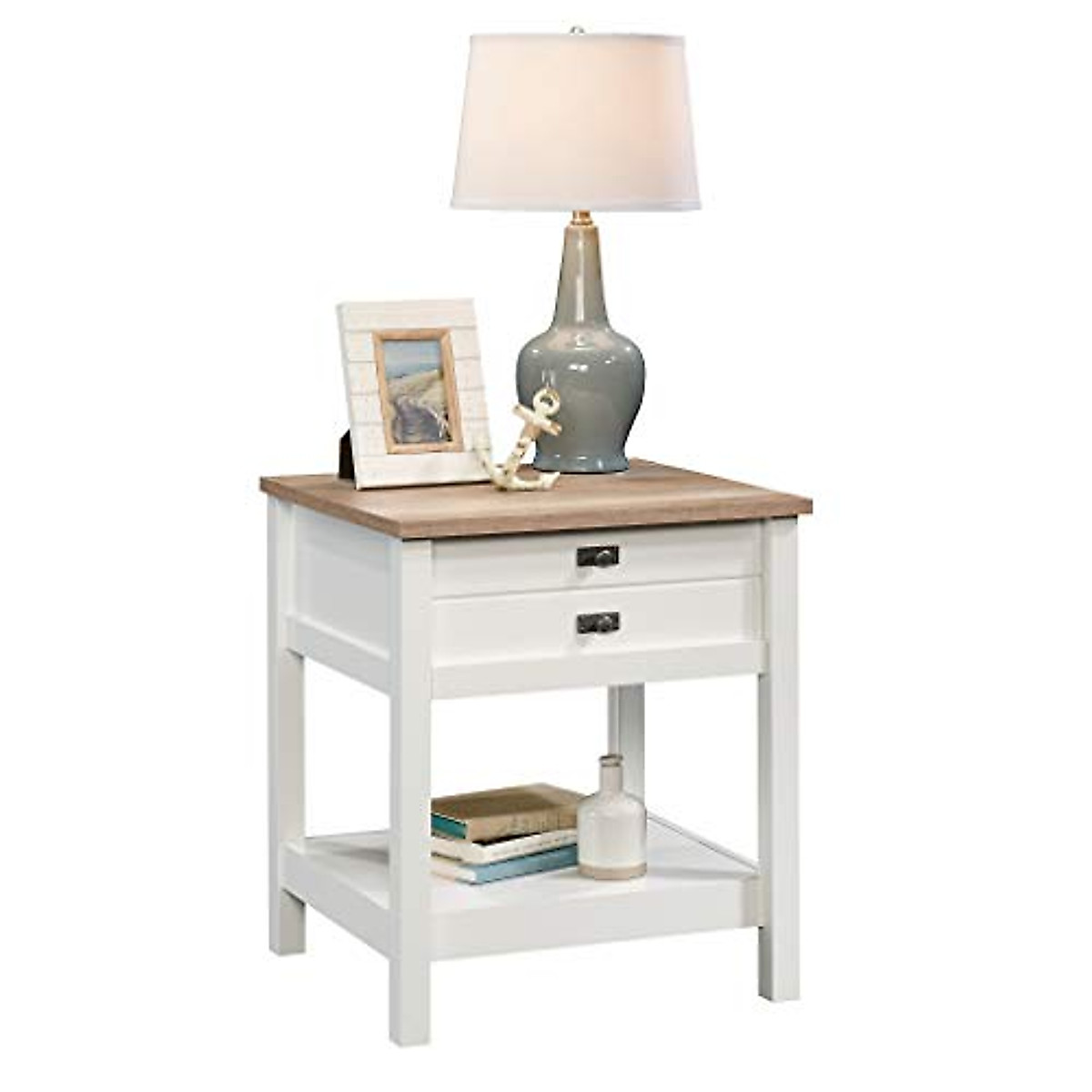 Sauder Cottage Road Night Stand, Soft White Finish