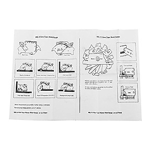 Fillet Weld Set Welding Gauge Gage Test Ulnar Welder Inspection Gauge Both Inch and Metric for Testing of Boilers, Bridges, Shipbuilding, Pressure VES