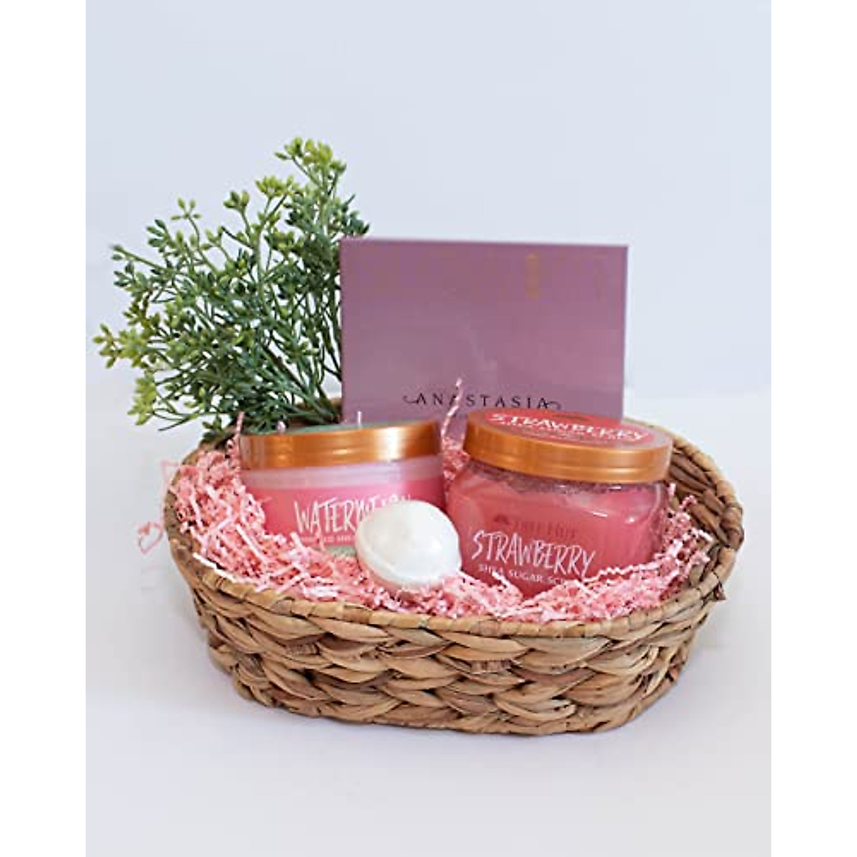 "Soft & Thin" Cut Crinkle Paper Shred Filler (2 LB) for Gift Wrapping & Basket Filling - Pink | MagicWater Supply