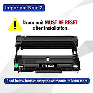 iamstech DR630 DR-630 Drum Unit 2-Pack Replacement for Brother MFC-L2700DW HL-L2300D HL-L2340DW HL-L2380DW MFC-L2740DW DCP-L2540DW HL-L2305W HL-L2360DW Printer Black
