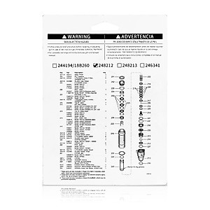 Pump Repair Kit for Graco 695-248212 Airless Paint Spray Pump Repair Kit for Graco Ultra Max II 695 795 LineLazer 3900 | Sprayers Accessories Aftermarket