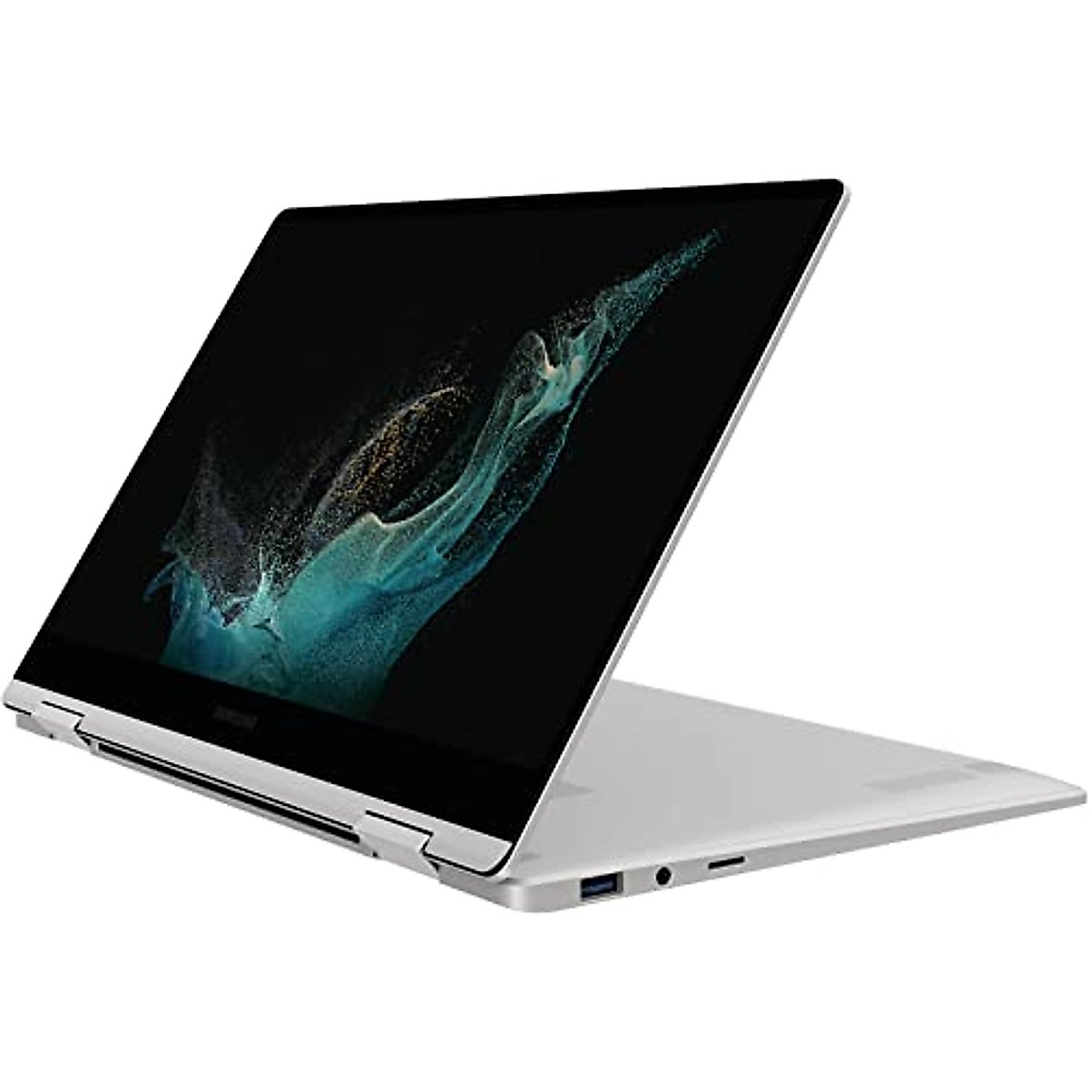 Samsung Galaxy Book2 360 13 2-in-1 Laptop 13.3" FHD AMOLED Touchscreen 12th Generation Intel 10-Core i7-1255U 16GB RAM 512GB SSD Backlit Keyboard Fingerprint Reader Thunderbolt USB-C HDMI Win11 Silver