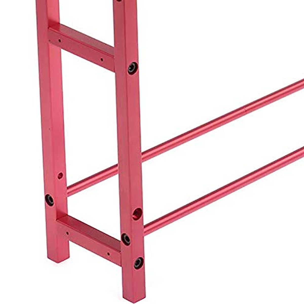 Facibom Tire Rack Storage Garage Organizer for TF2 SCX10 D90 TRX4 1/10 RC Car Truck Crawler Tires,Black