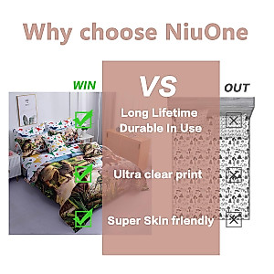 NiuOne Dinosaur Bedding Twin Comforter Set for Boys/Kids/Girls, Dinosaur Twin Bedding Set, 9 Piece Dinosaur Comforter Set Twin Size Bed in a Bag, Soft Microfiber Kids Summer Comforter Set Twin Size