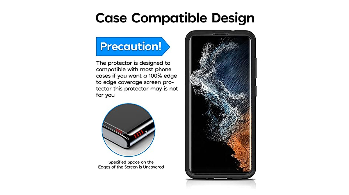 Mowei Galaxy S22 Ultra Screen Protector | 3-Pack