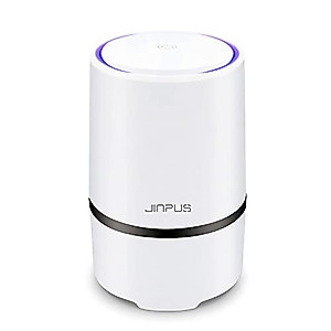 JINPUS Air Purifier Cleaner 2103 with 2pcs Replacement Filters (1 filter inside the air purifier)