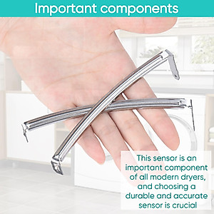 DC61-02627A Dryer Parts Dryer Replace for Samsung 2069516 Moisture Sensor Plate Bar for Samsung Replacement Part (2Pcs)