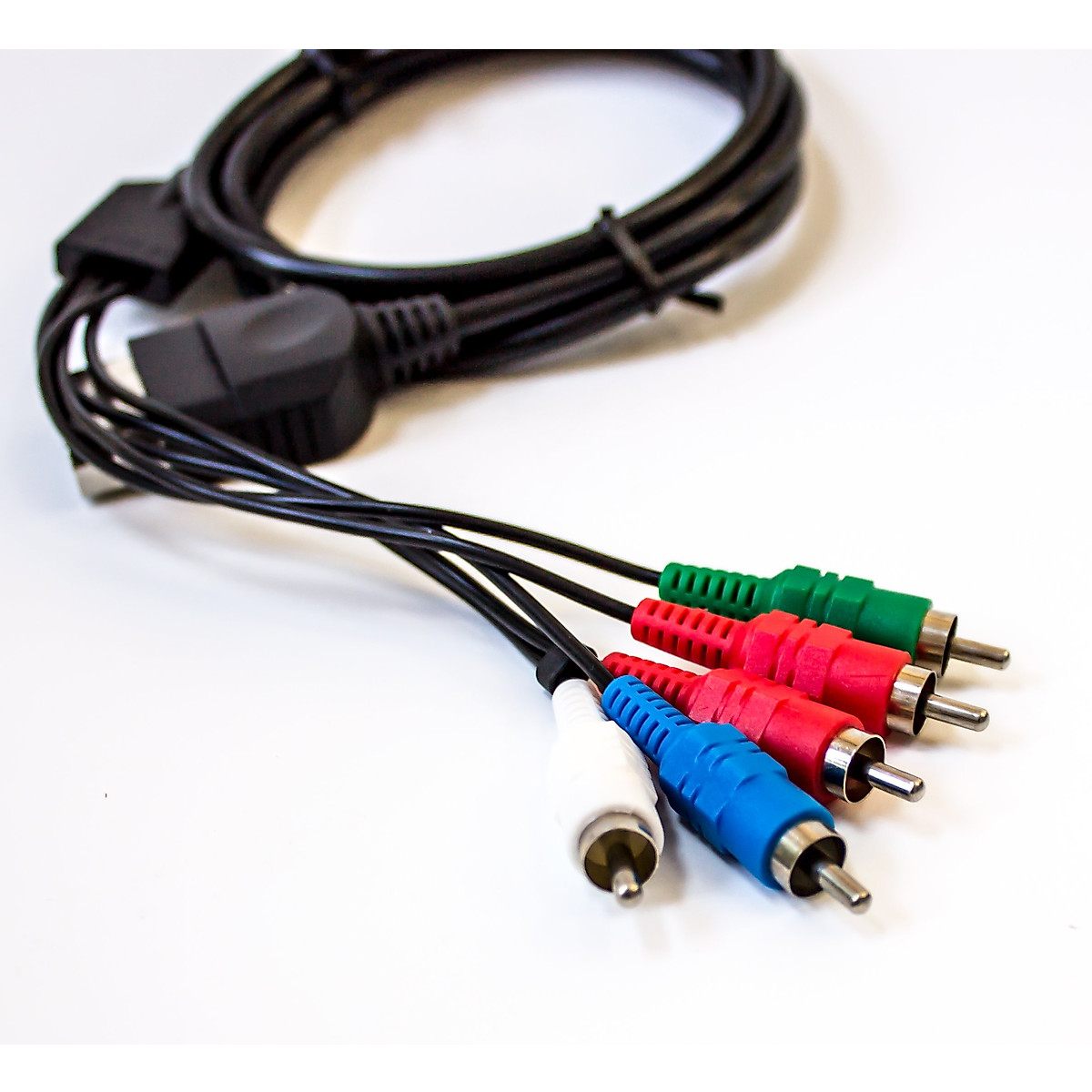 Old Skool Silver-Plated HDTV High-Definition HD TV Component Cable for Xbox