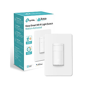 Kasa Smart WiFi Motion Sensor Switch, Single Pole, Needs Neutral Wire, 2.4GHz Wi-Fi Light Switch, Compatible with Alexa & Google Home, UL Certified, No Hub Required(KS200M),White,1-Pack