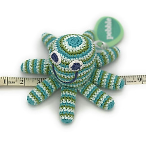 Pebble Green Octopus Rattle, 1 EA