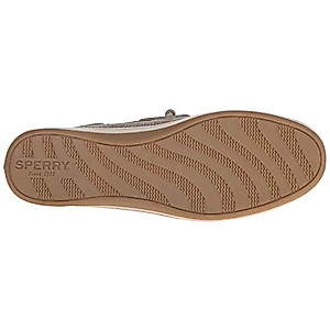 Sperry Womens Songfish Boat Shoe, Linen Oat, 9.5