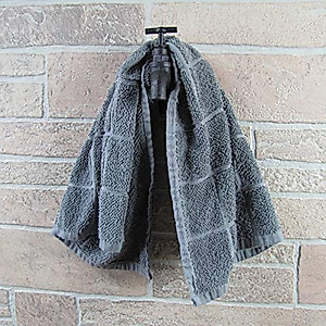 TG,LLC Treasure Gurus Metal Water Faucet Wall Hook Spigot Kitchen Hand Bathroom Towel Holder Rustic Decor