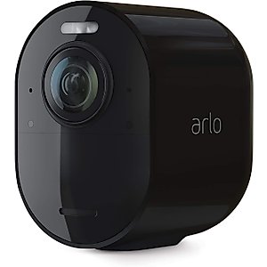 Arlo Ultra 2 Spotlight Camera 4K HDR (Camera only, SmartHub Sold Separately | Wireless Home Security Camera | Color Night Vision, Motion Sensor, 180º View, 2-Way Audio, Black
