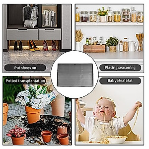 Under Sink Mat,34"x22" Silicone Waterproo-f Under Sink Mat for Kitchen,Flexible Sink Cabinet Organizer Tray,Kitchen Bathroom Cabinet Mat and Protector for Drips Leaks Spills(Gray)