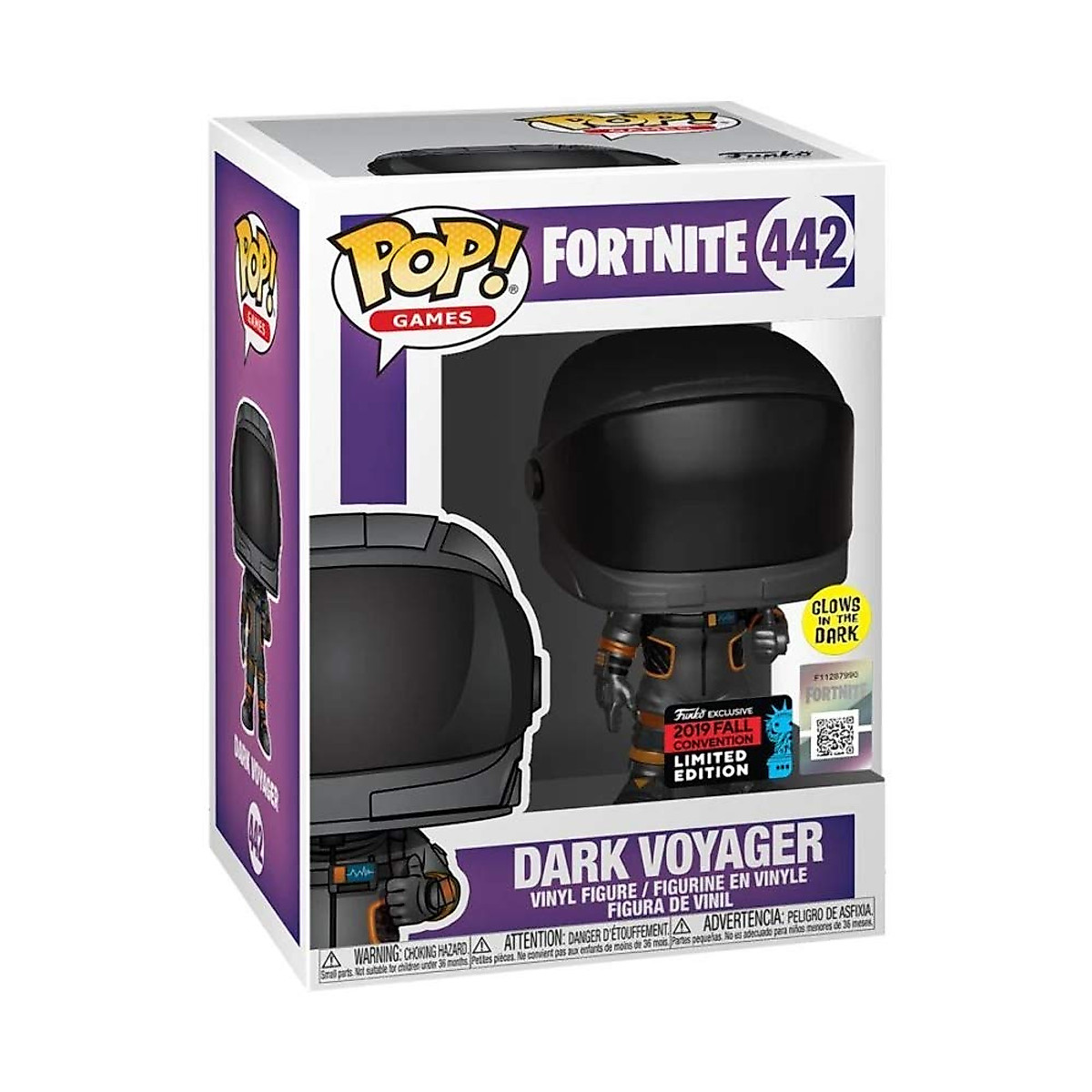 Funko Pop! Games: Fortnite Dark Voyager NYCC Exclusive (Glows in The Dark) #442
